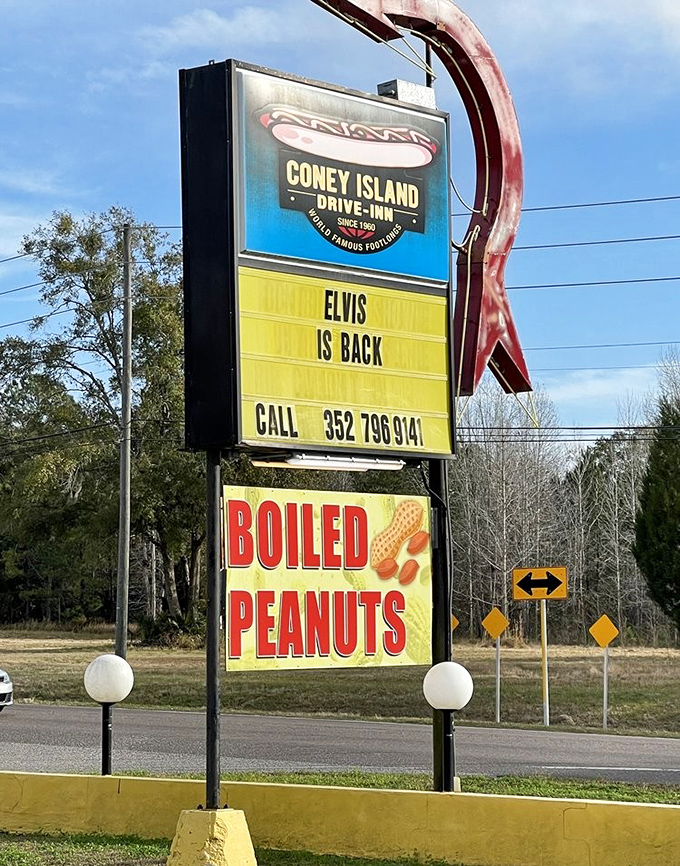 "Elvis is back" proclaims the roadside marquee &ndash; just one of the whimsical touches that makes this Brooksville landmark impossible to drive past.
