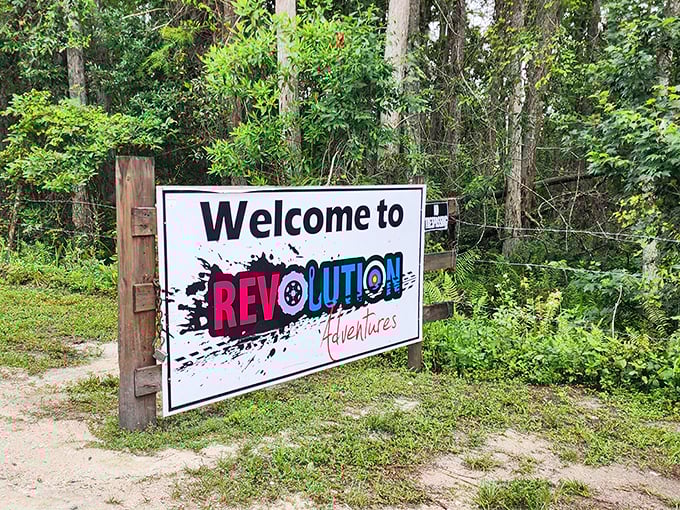 The welcome sign marks the boundary between ordinary life and extraordinary adventure &ndash; your invitation to Florida's wild side.