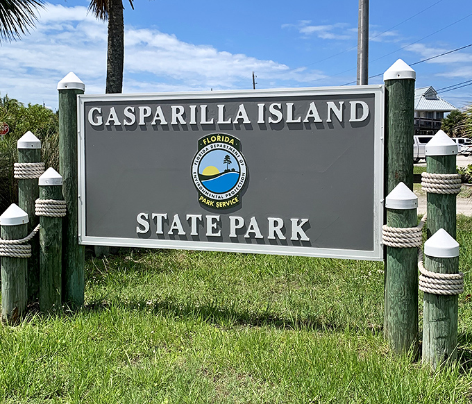 Park signage offers guidance and education, though the real lessons come from simply slowing down and noticing the natural world around you.