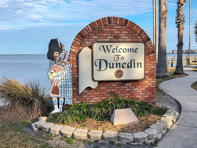 Dunedin's welcome sign, complete with bagpiper, announces you've arrived somewhere special &ndash; where Scottish heritage meets Gulf Coast paradise.