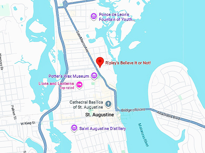 16. ripley's odditorium map