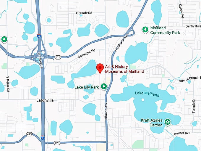 16. a&h's maitland art center map