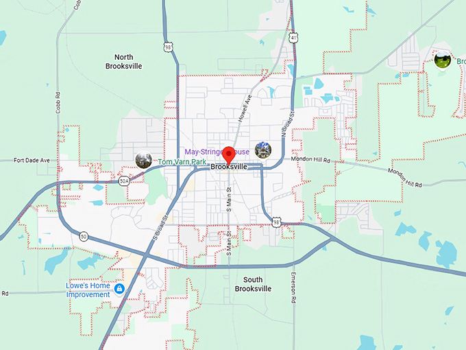 16. brooksville map