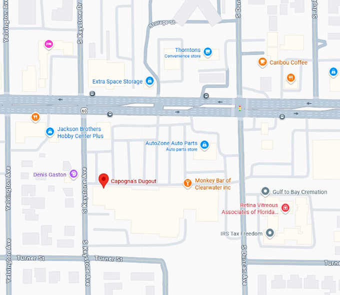 16. capogna's dugout map