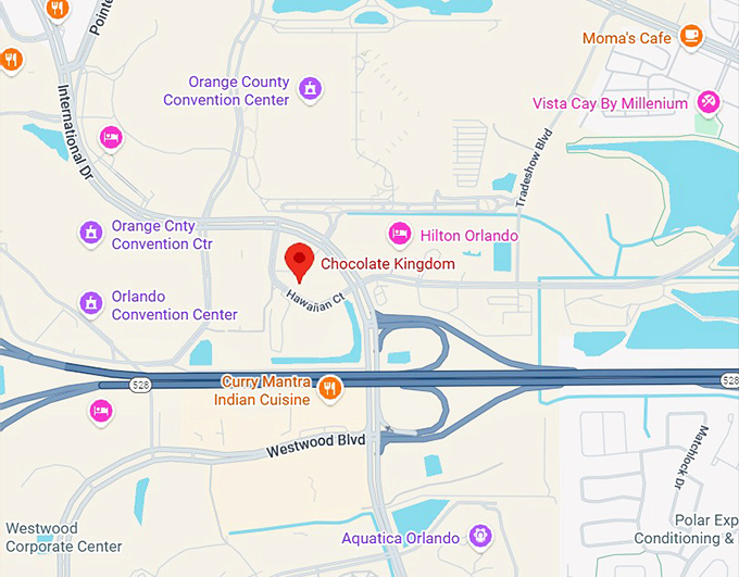 16. chocolate kingdom map