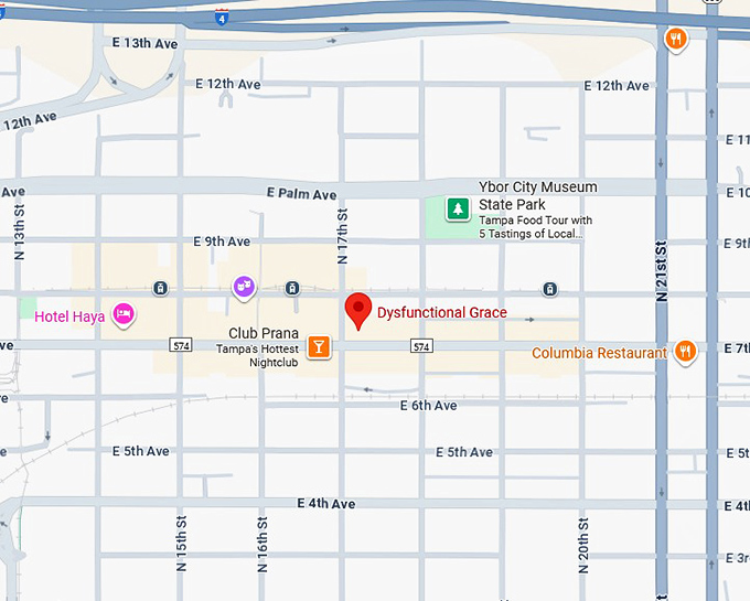 16. dysfunctional grace art co map