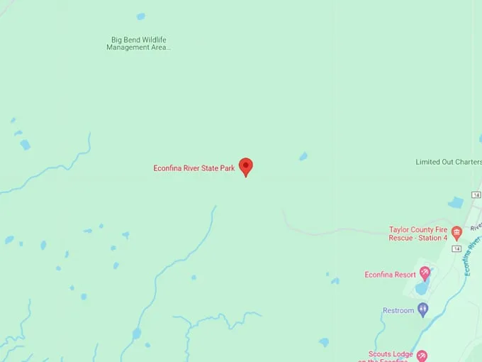 16. econfina river state park map