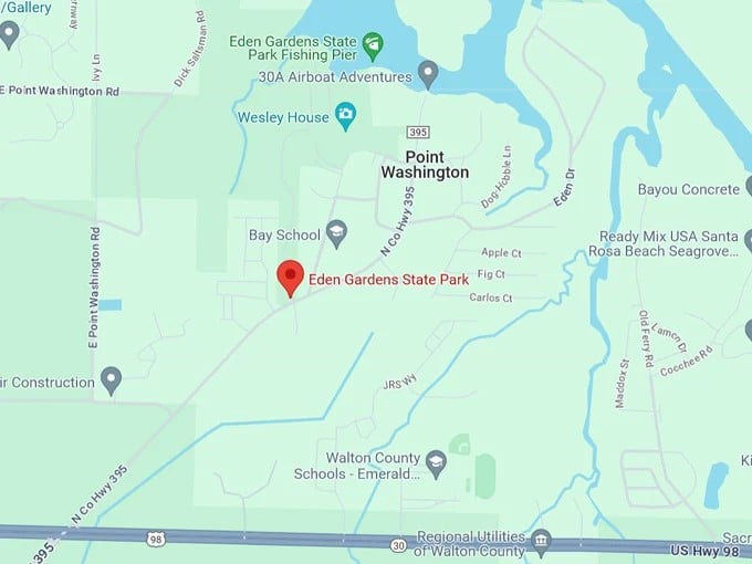 16. eden gardens state park 10 map