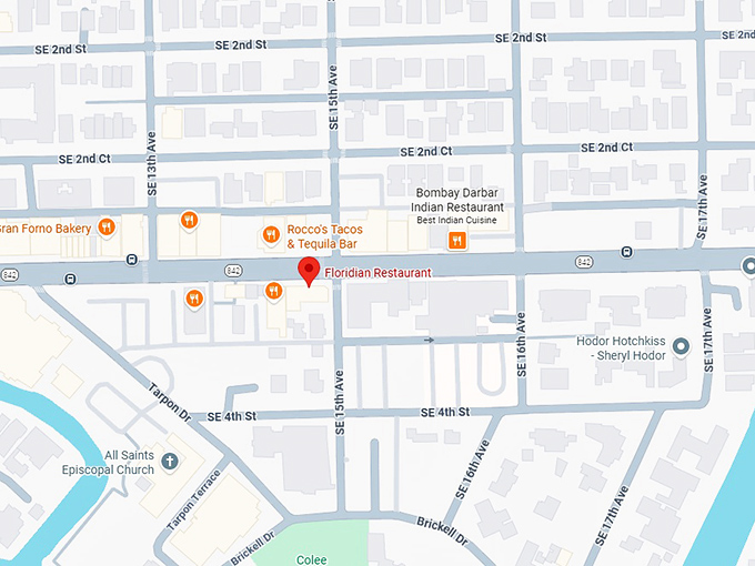 16. floridian restaurant map