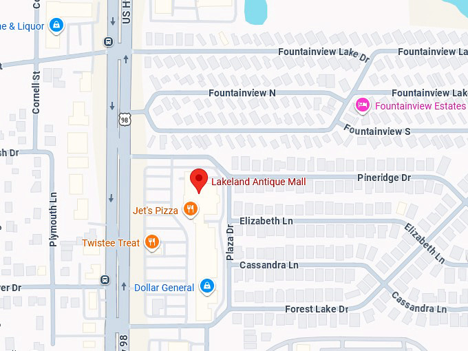 16. lakeland antique mall map