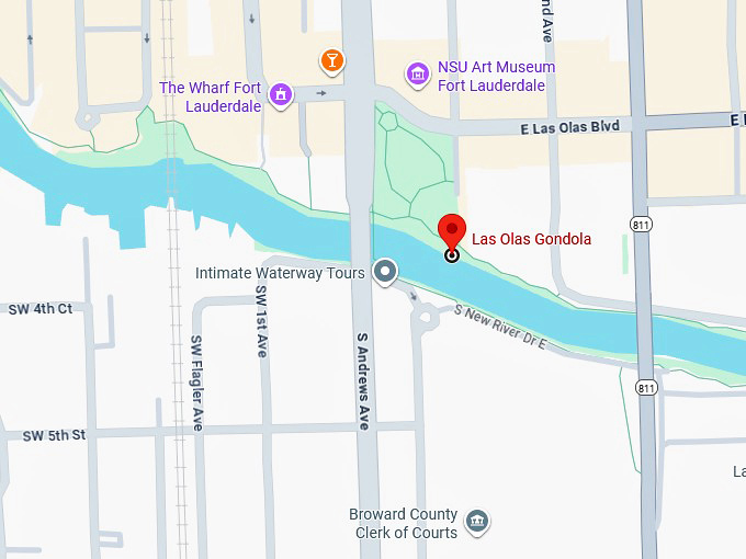 16. las olas gondola map