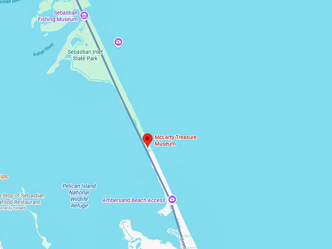 16. mclarty treasure museum map