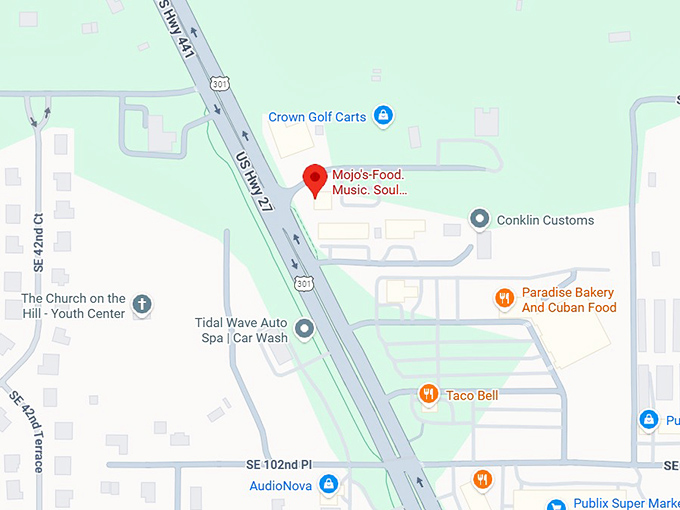 16. mojo's food. music. soul. (belleview location) map