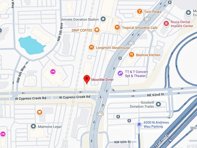 16. moonlite diner map