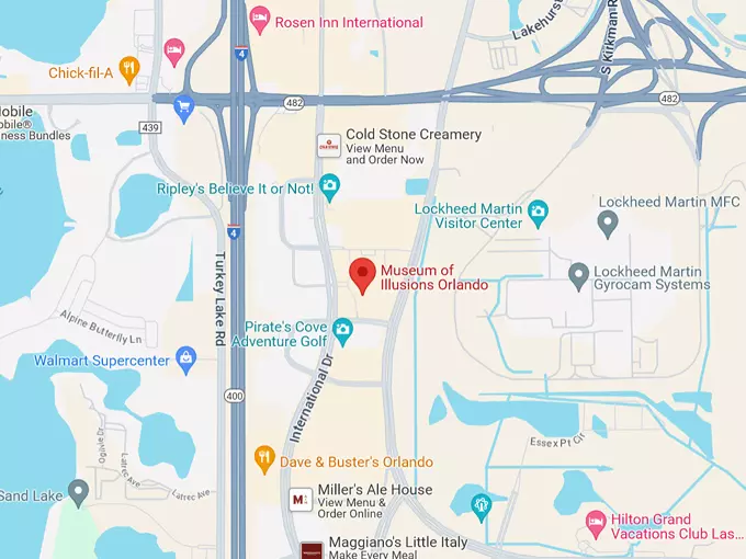 16. museum of illusions map