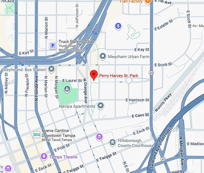 16. perry harvey sr. park map