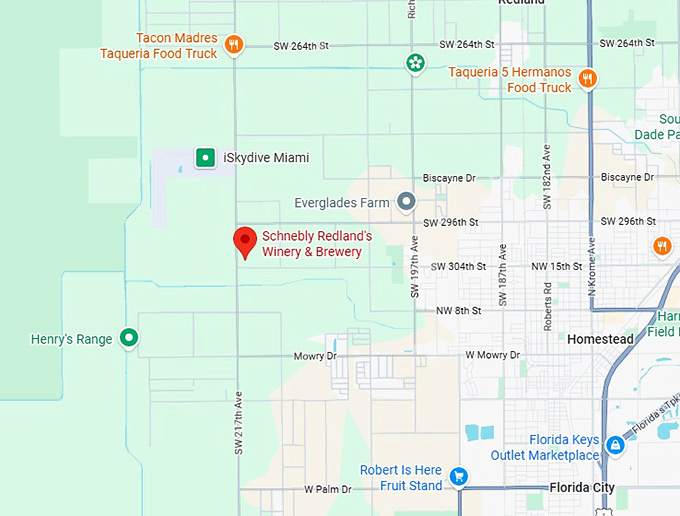 16. schnebly redland's winery & brewery map