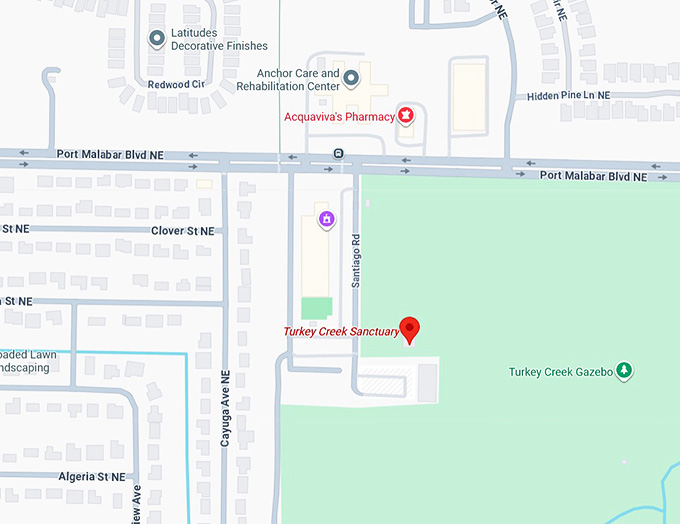 16. turkey creek sanctuary map
