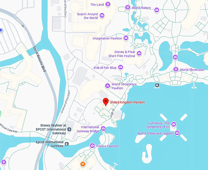 16. united kingdom pavilion map