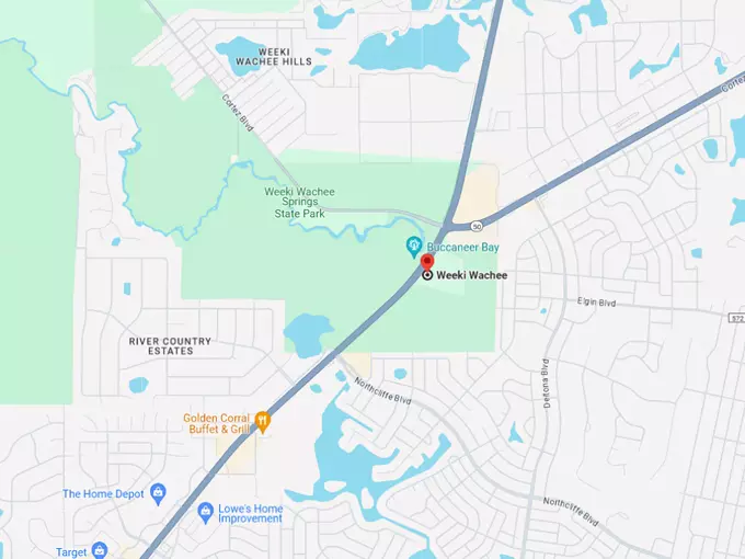 16. weeki wachee map