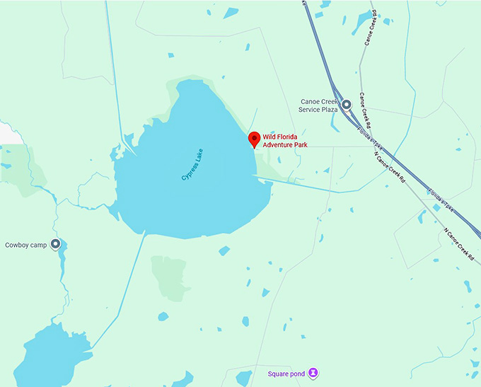 16. wild florida airboats & gator park map