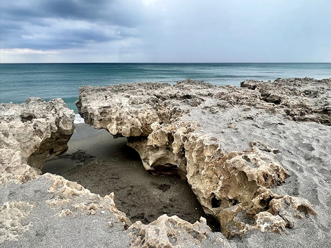 Nature carved these rocks into something that looks like it belongs on another planet entirely.