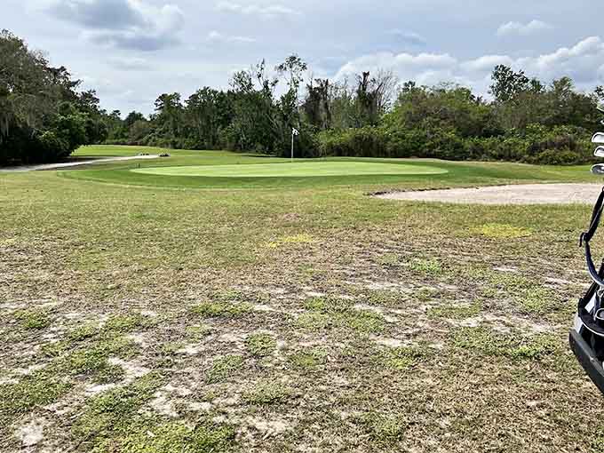 This pristine fairway practically begs you to grab your clubs and forget about everything except that little white ball and where it's headed.