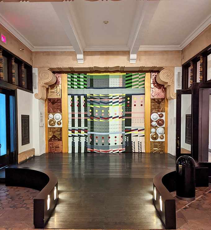 Step into the entrance hall and time-travel begins immediately &ndash; Art Deco details and geometric patterns welcome you to the museum's wonderland of design.
