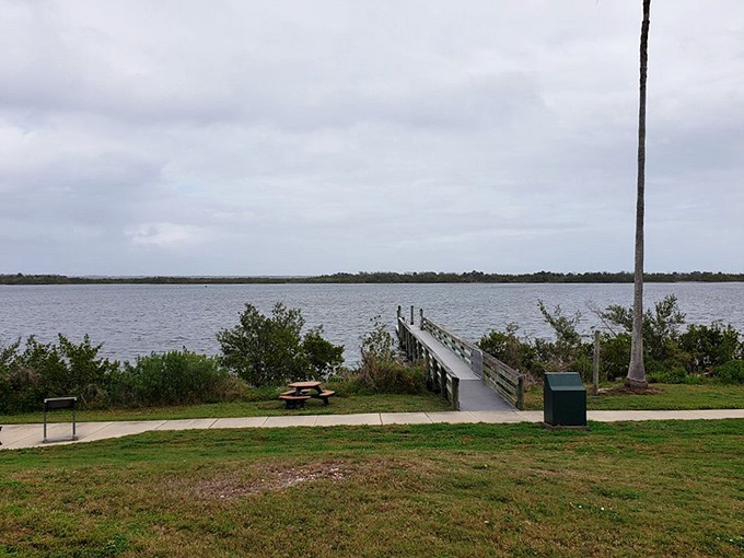 The Indian River stretches toward the horizon like nature's own highway, minus the traffic jams and road rage.
