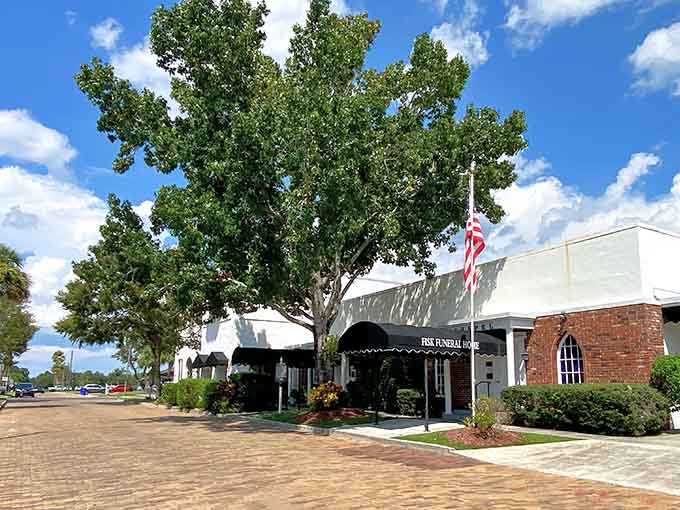 The Veterans Memorial Library building now houses stories instead of lending them, with architecture that makes you slow down and appreciate craftsmanship.