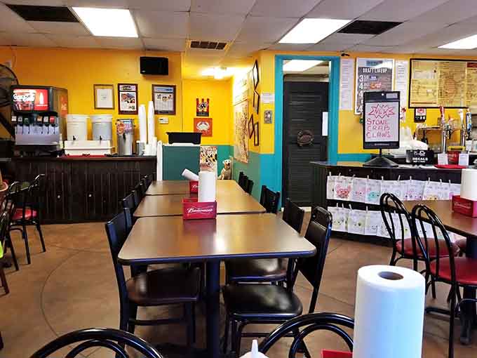 Bright walls and casual vibes set the stage for serious seafood eating without any of the stuffiness.