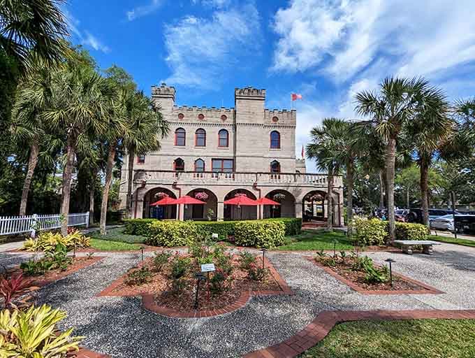 Those turrets aren't just architectural eye candy, they're your first hint that normal rules don't apply here.