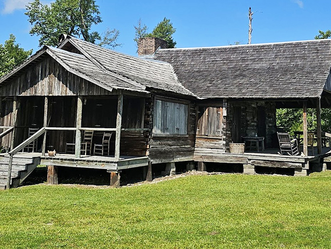 This weathered log cabin isn't a movie set &ndash; it's the real deal, transported log by numbered log to preserve Florida's pioneer heritage.
