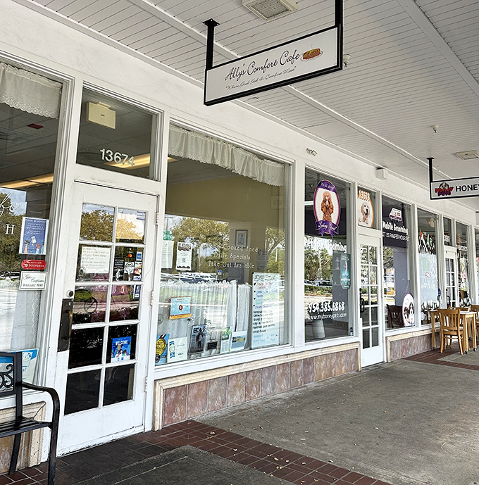 Ally's Comfort Cafe's simple storefront hides a world of homestyle cooking inside this beloved Davie eatery.