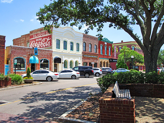 Fernandina Beach's historic district showcases beautiful brick buildings housing antique shops with treasures waiting to be discovered.