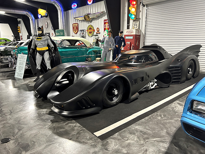 Holy horsepower, Batman! This Batmobile replica proves that even superheroes appreciate good automotive design and dramatic flair.