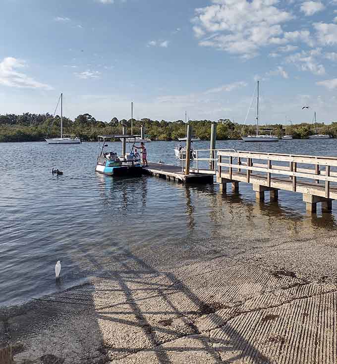 This dock stretches into the water like an invitation to leave your worries on shore and see what adventures await.