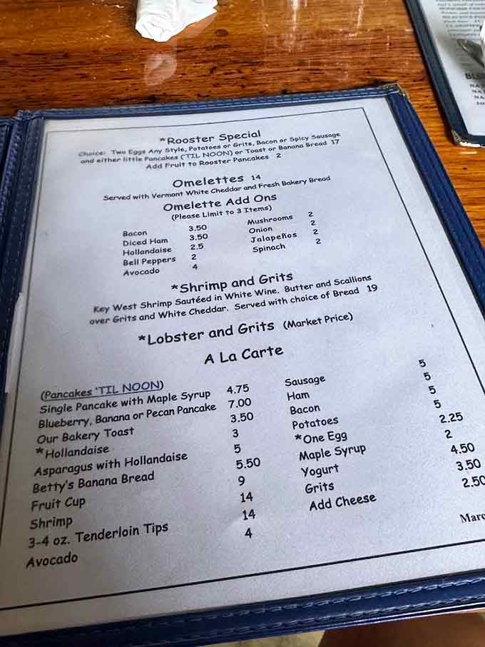 When the menu offers both pancakes and lobster for breakfast, you know you're in the right place.