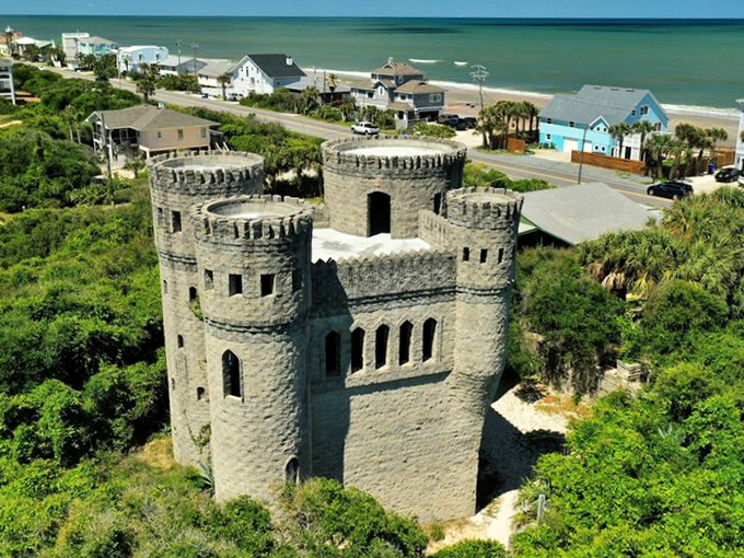 Surprise! Your ordinary beach vacation just got a medieval upgrade, because nothing says "coastal getaway" quite like stumbling upon a legitimate castle three blocks from the ocean.