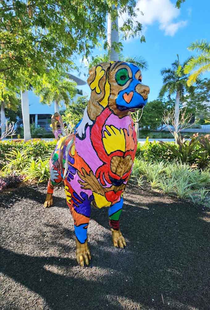 When your dog's personality is so big it requires every color in the paint store to capture it properly.