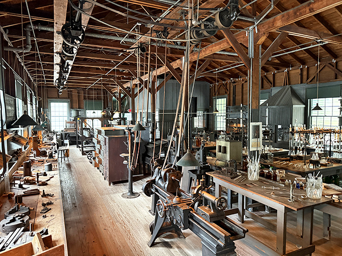 Edison Botanical Research Laboratory: Where rubber plants met scientific genius &ndash; Edison's workshop looks frozen in time, tools still waiting for the inventor's return.