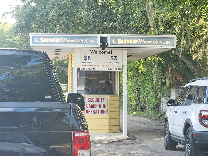 The entrance booth welcomes visitors with reasonable prices that feel like a throwback to simpler times &ndash; $8 for adults, $3 for kids.