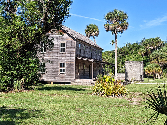 This weathered wooden home once housed big dreams and even bigger cosmic theories about our inside-out universe.