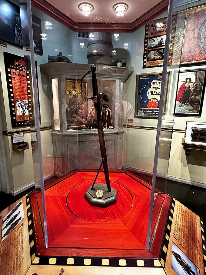 Movie magic meets historical accuracy with this gleaming hook prop from the 1991 film "Hook" &ndash; Captain's orders!