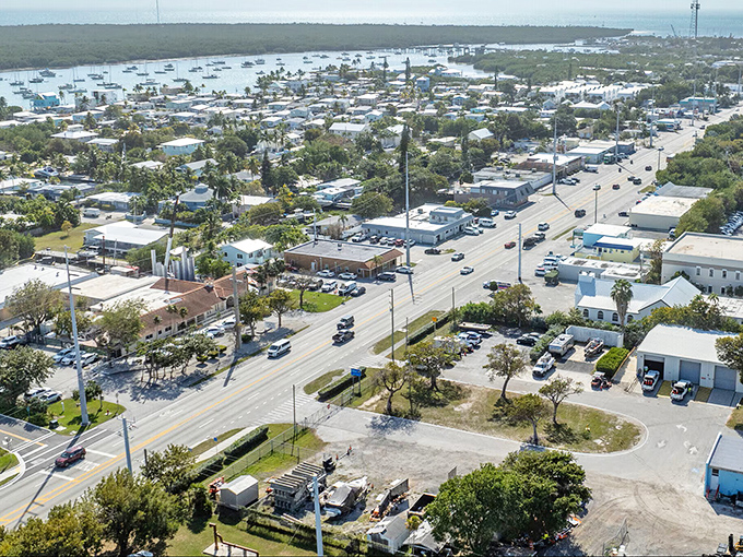 Marathon's Main Street offers a refreshing blend of practical and whimsical, where island authenticity trumps tourist trappings.