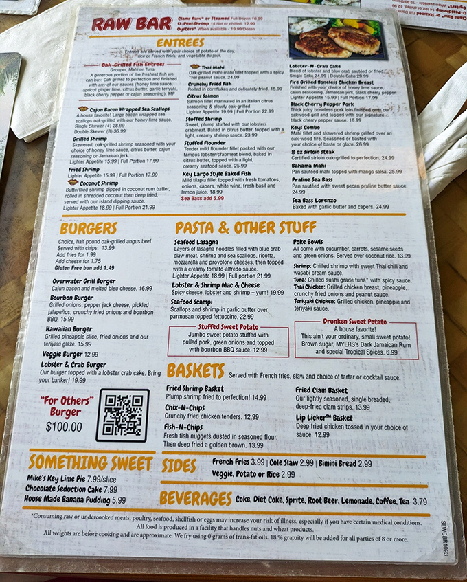 Menu treasures await: From seafood lasagna to Thai Mahi, each dish promises a flavor adventure that keeps locals coming back and visitors planning return trips.