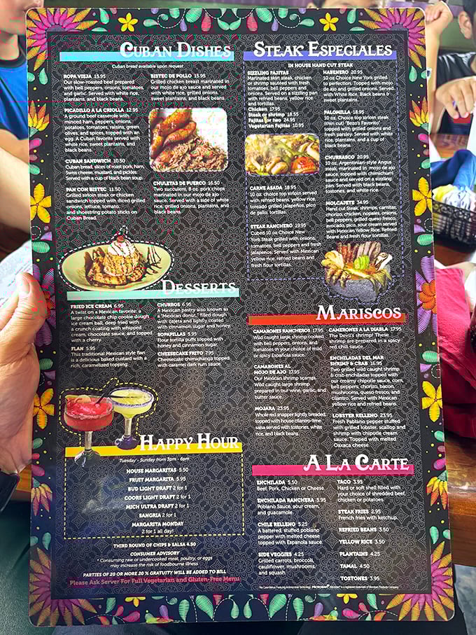 The menu reads like a love letter to Cuban and Mexican cuisine, with specialties that have earned devoted followers.