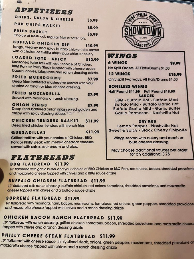 The menu reads like a love letter to comfort food &ndash; no pretentious descriptions, just honest offerings that deliver more than they promise.