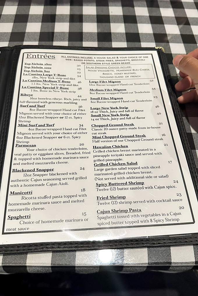 A menu that doesn't need trendy buzzwords or QR codes, just the promise of perfectly executed classics that have stood the test of time. 