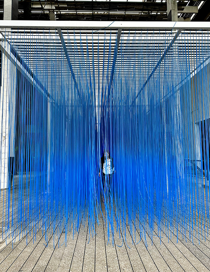 Step into Jes&uacute;s Rafael Soto's "Penetrables" and become part of the art &ndash; it's like walking through a waterfall of blue that tickles all your senses.